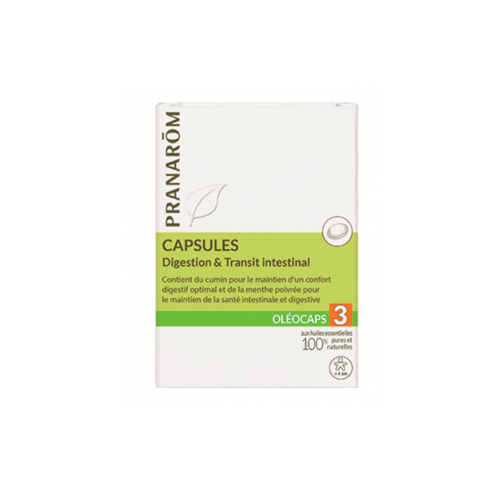 Pranarom Oleocaps 3 Digestion Transit 100 Caps - Jag Couture London ...